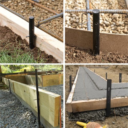 How To Use Round Steel Stake With Holes